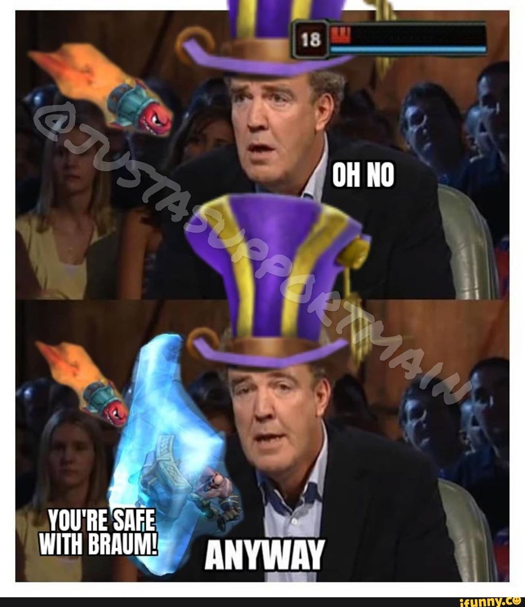 YOU'RE SAFE WITH BRAUM! ANVWAY - iFunny