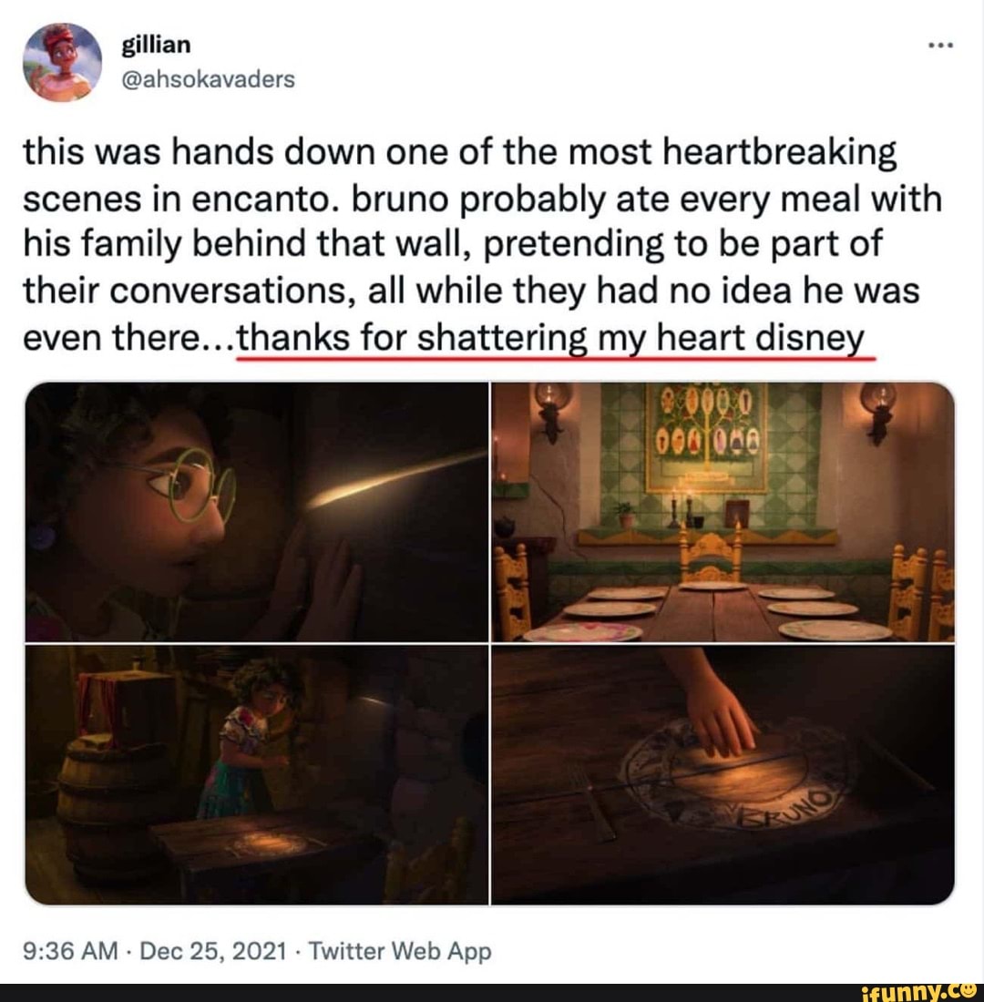 This was hands down one of the most heartbreaking scenes in encanto ...