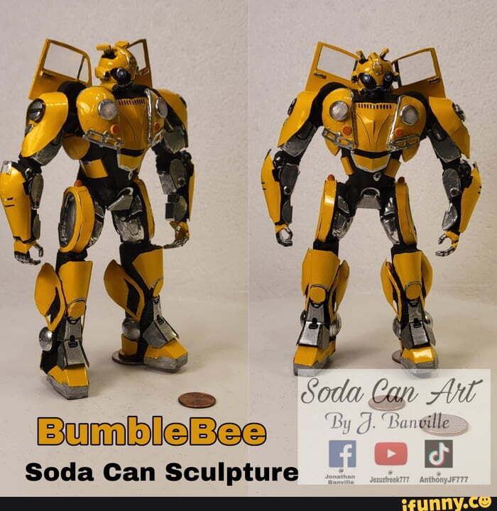 Soda Can At BumbleBee Soda Can Sculpture - )