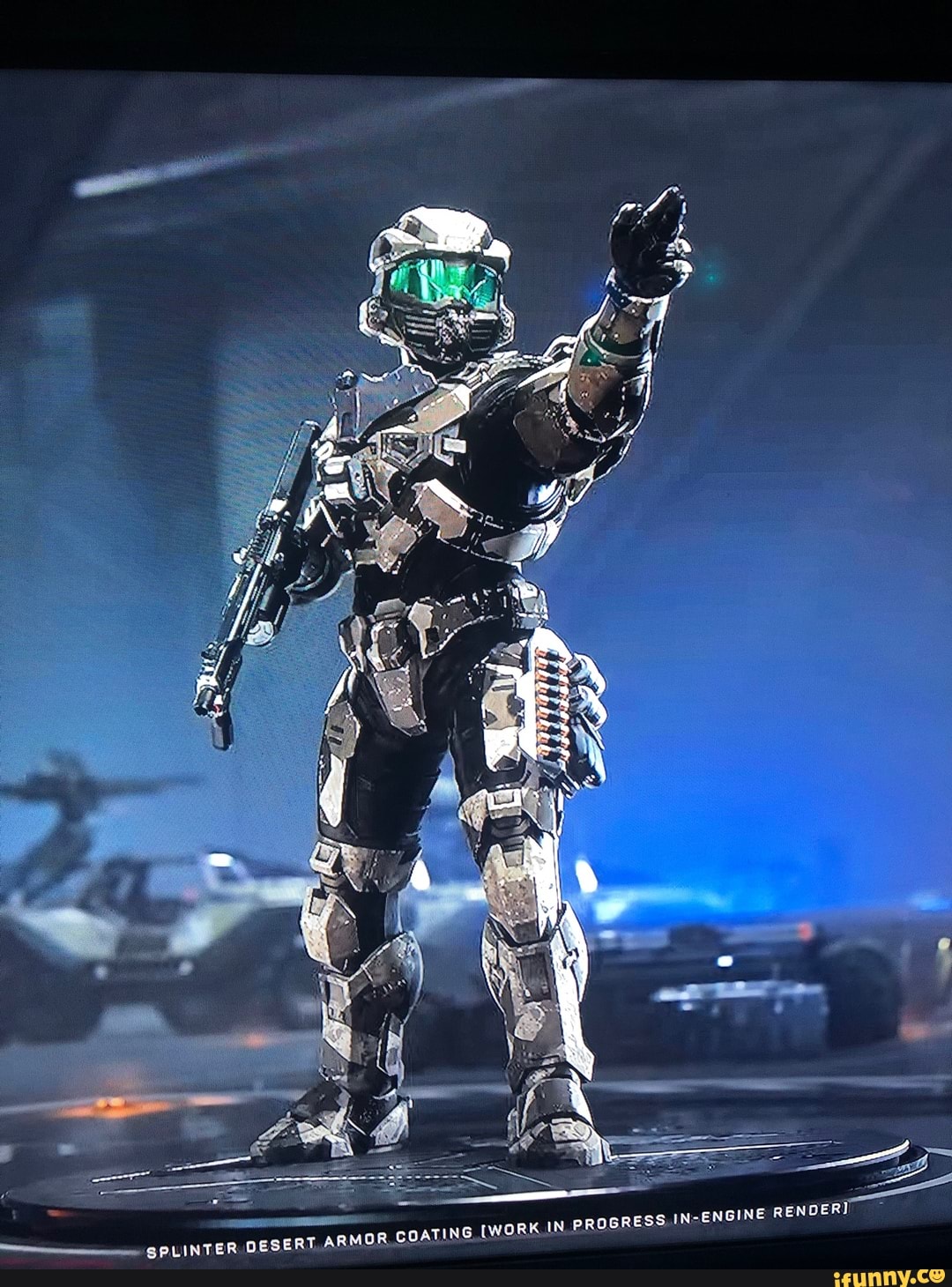 OATING PROGRESS, IN-ENGINE RENDER: SPLINTER DESERT, ARMOR, COATING ...