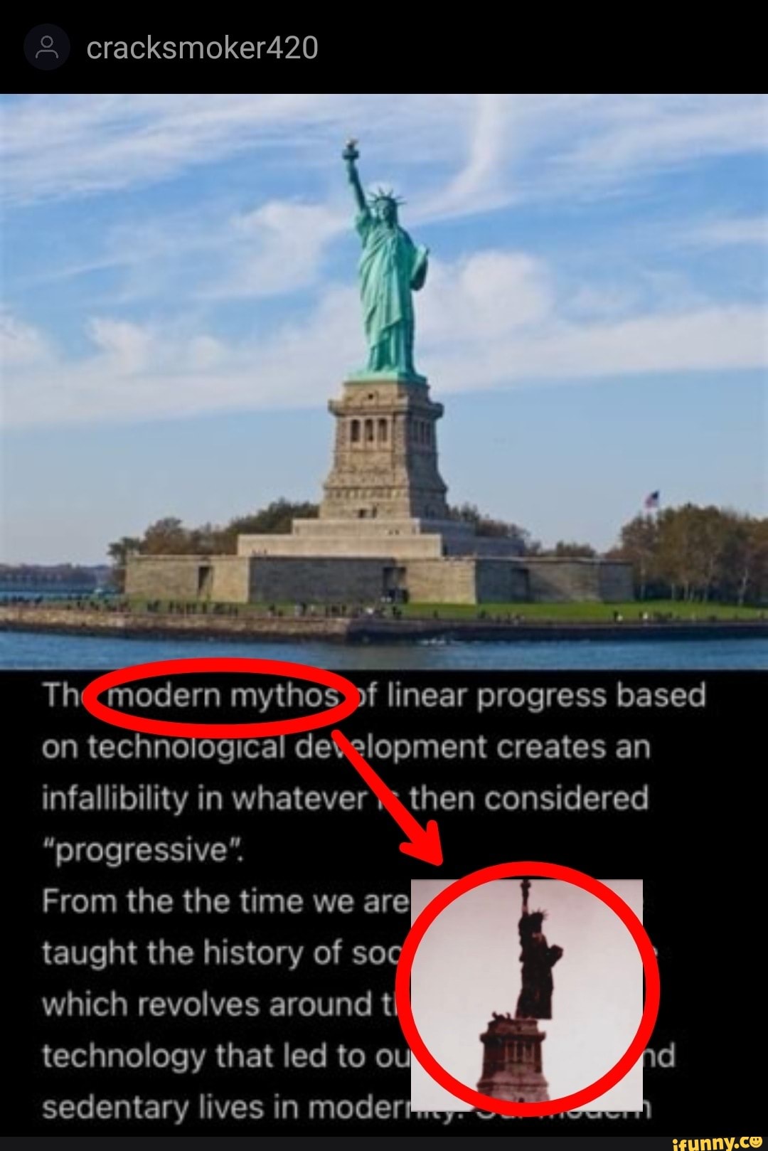 Jo cracksmoker420 Th modern mythos of linear progress based on ...