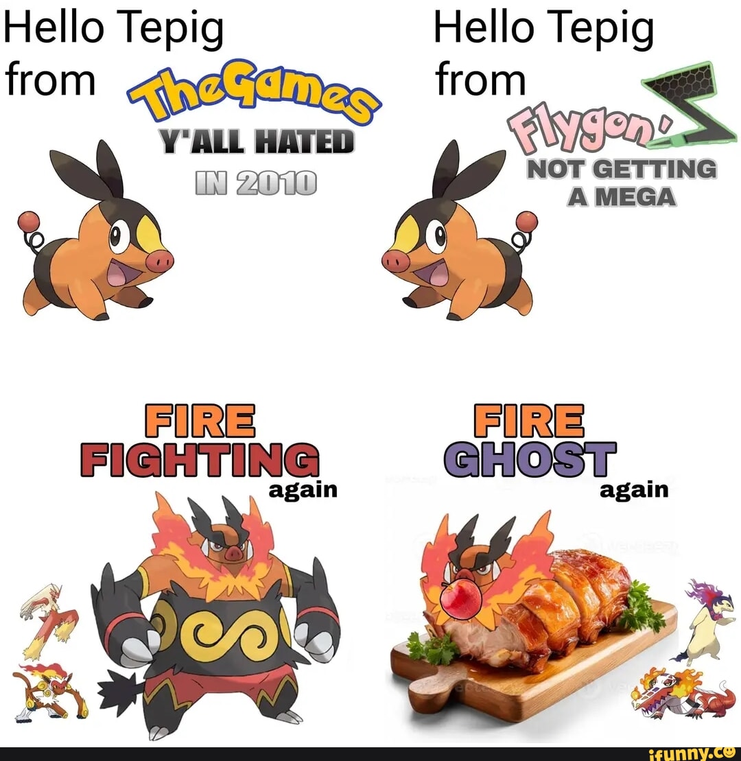 Hello Tepig Hello Tepig from from Y'ALL HATED NOT GETTING A MEGA HOST ...