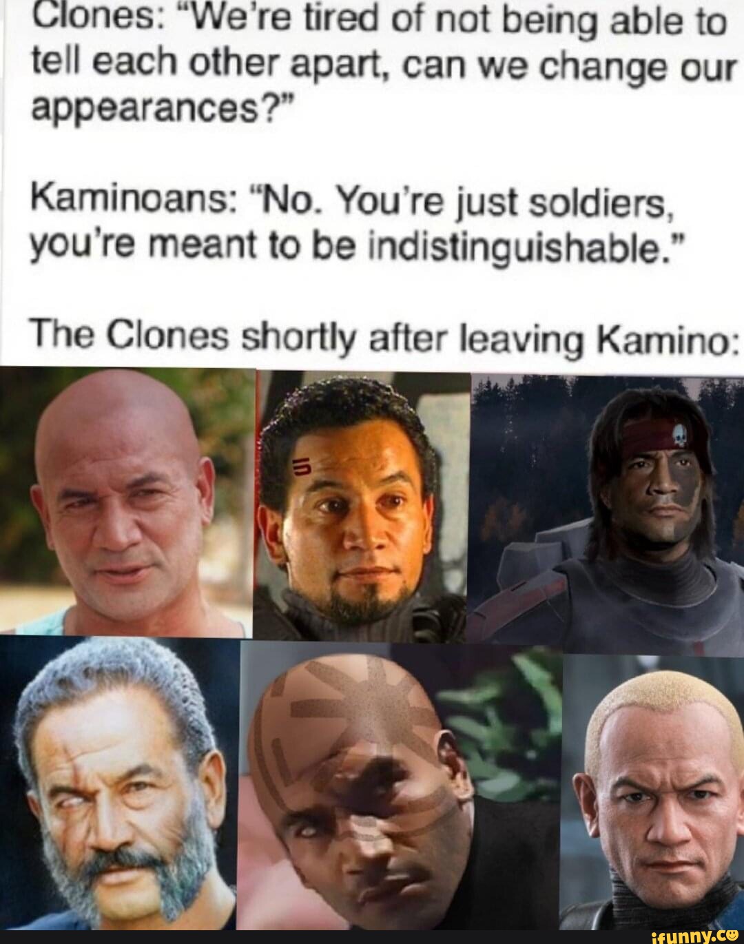 Ones: "We're tired of not being able to tell each other apart, can we ...