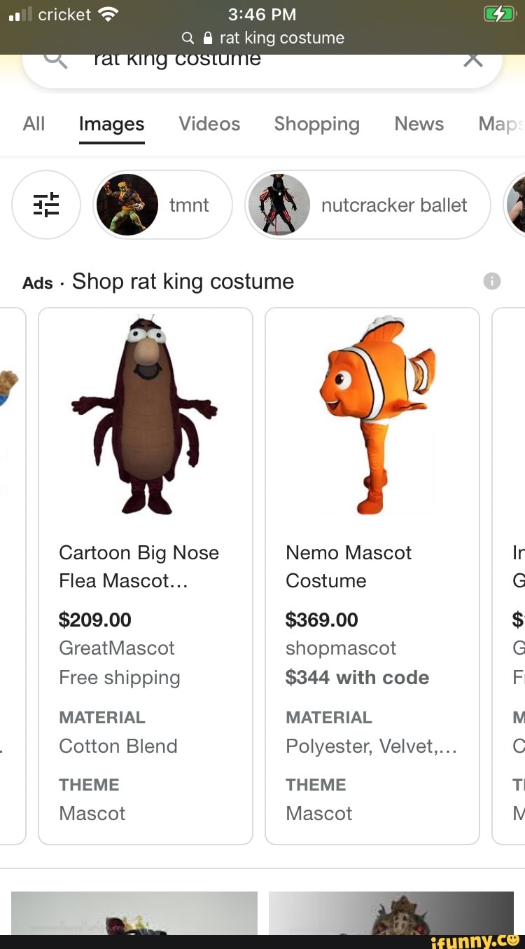 Cricket All Images tmnt Cartoon Big Nose Flea Mascot... $209.00 ...