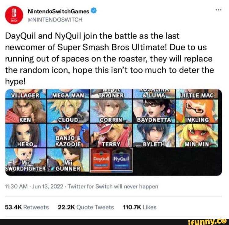 Super Smash Bros Memes Newcomers