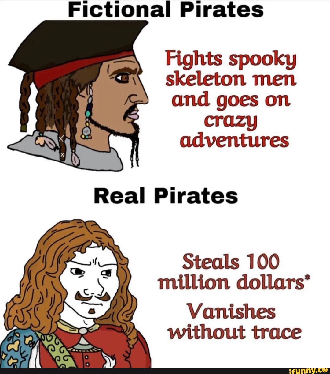 Fictional Pirates Fights spooky skeleton men and goes on crazy ...