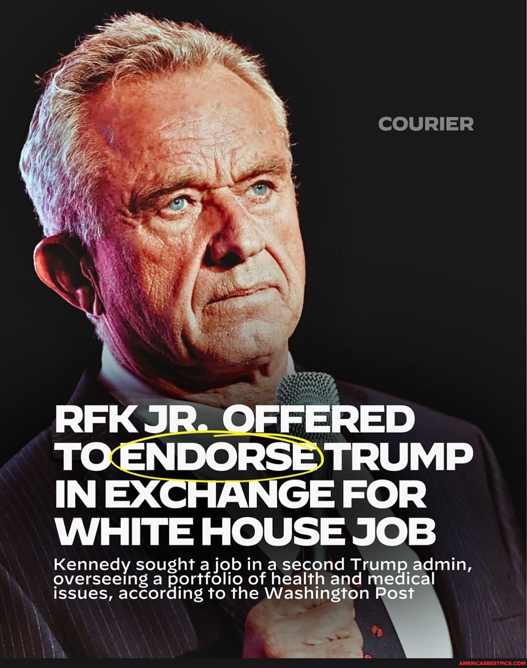 RFK Jr Donald Trump FOLLOW couriernewsroom for all the news and ...