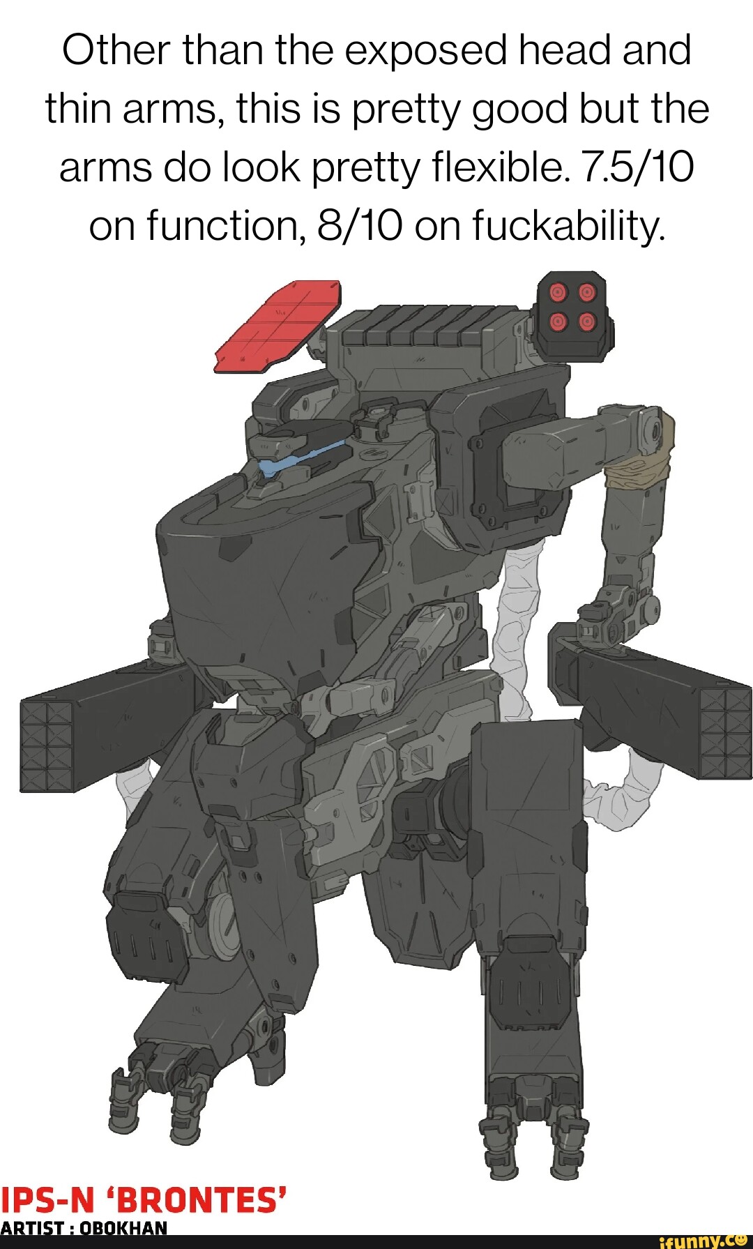 Other than the exposed head and thin arms, this is pretty good but the ...