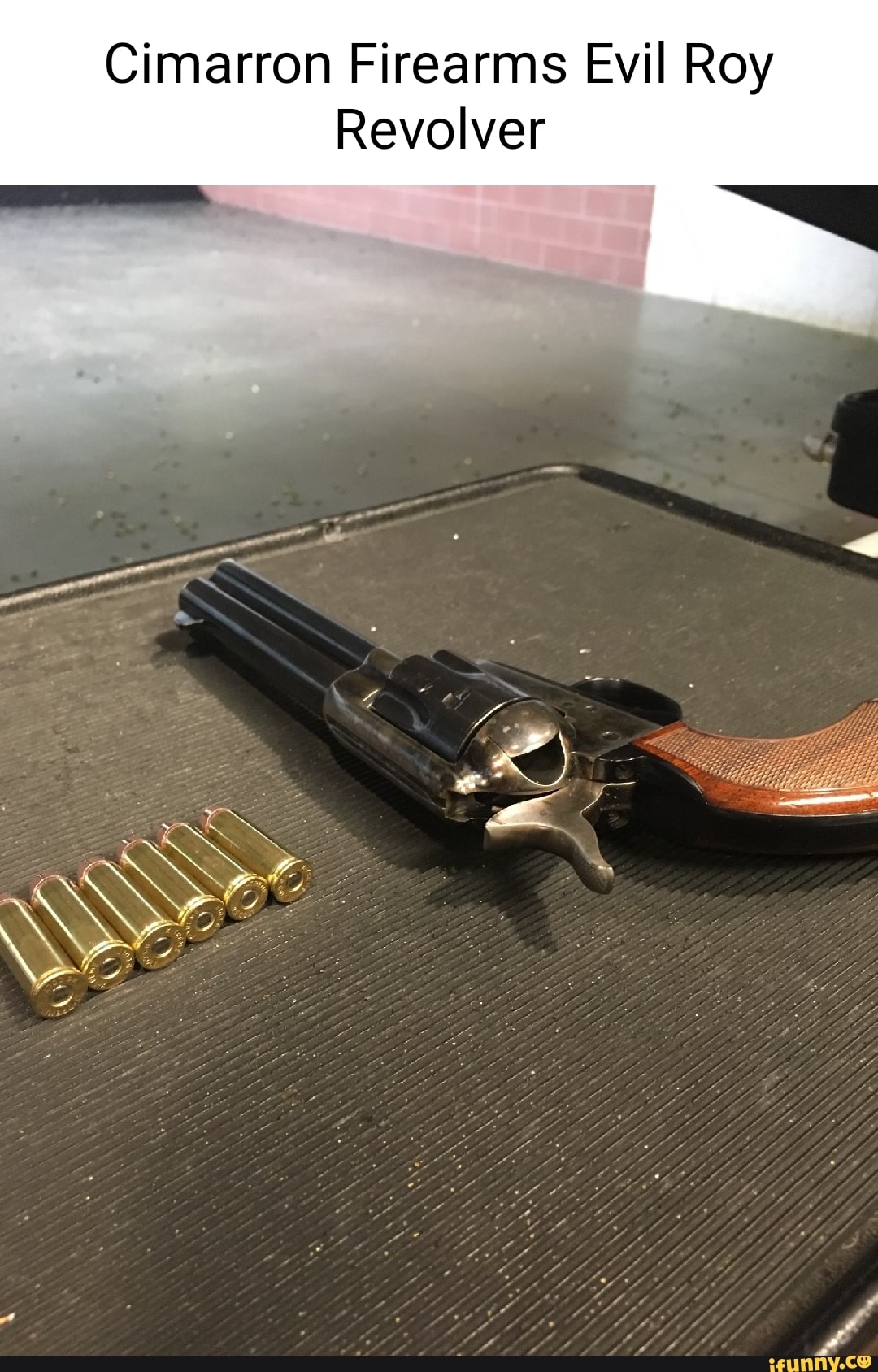 Cimarron Firearms Evil Roy Revolver SANS - iFunny