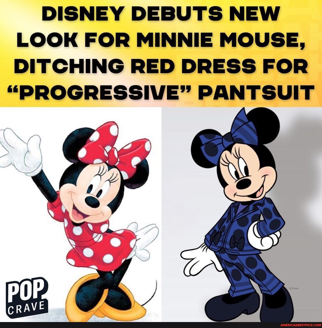 DISNEY DEBUTS NEW LOOK FOR MINNIE MOUSE, DITCHING RED DRESS FOR ...