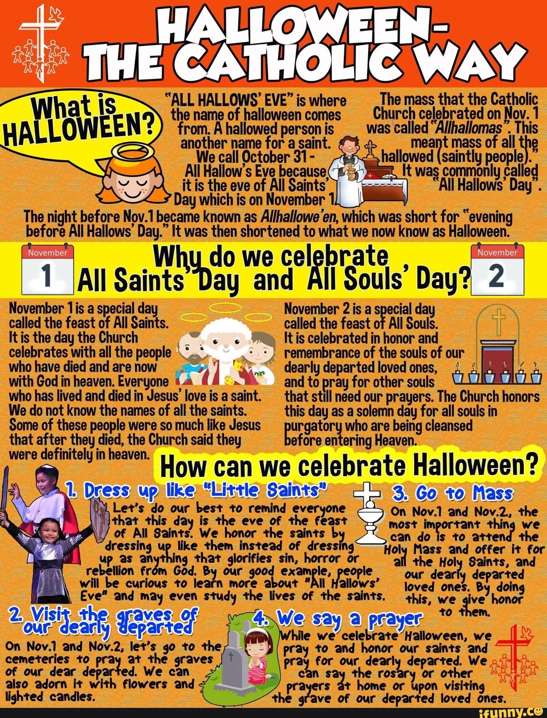 Hatl itis the eve of All Saints' ay which is on November 1. The night ...