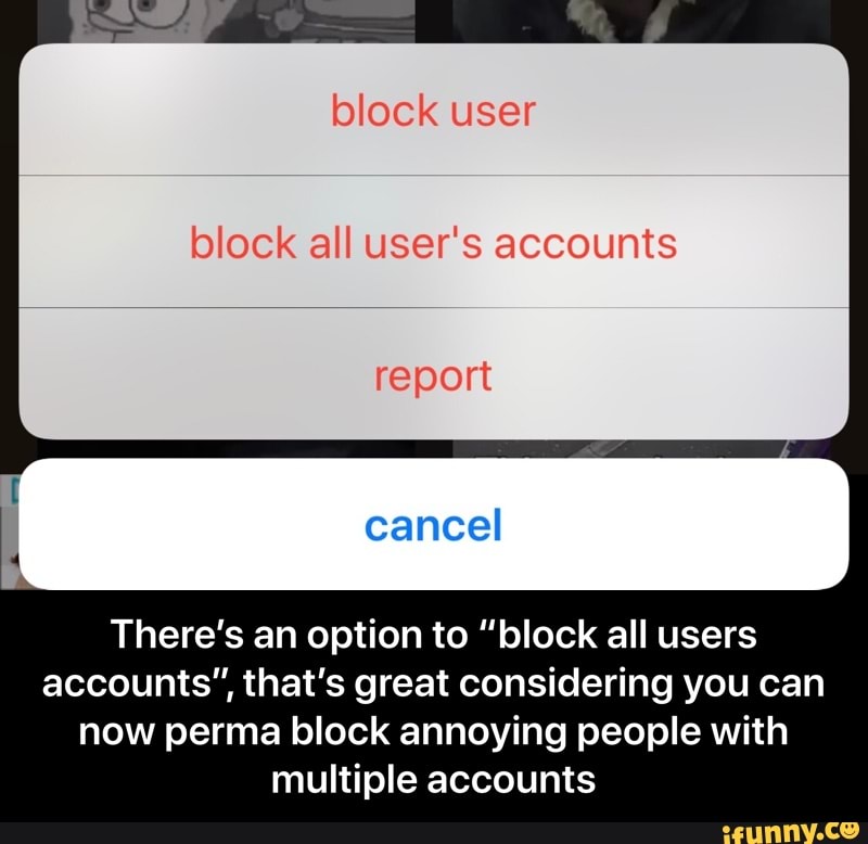 There's an option to "block all users accounts", that’s great ...