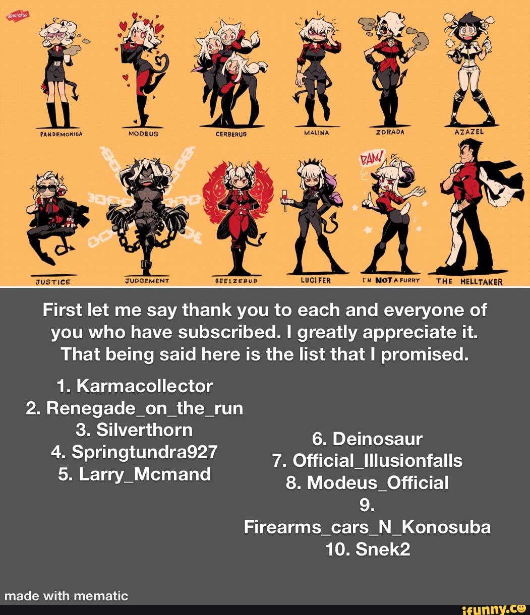 PANDEMONICA MODEUS CERBERUS JUSTICE JUDGEMENT BEELZEBUB LUCIFER ...