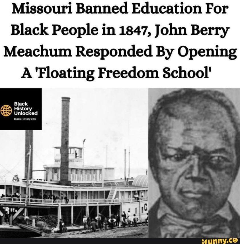 History, motherfuckers. - Missouri Banned Education For Black People in ...