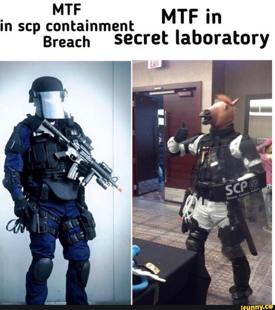 MTF in in scp containment Breach secret laboratory - iFunny