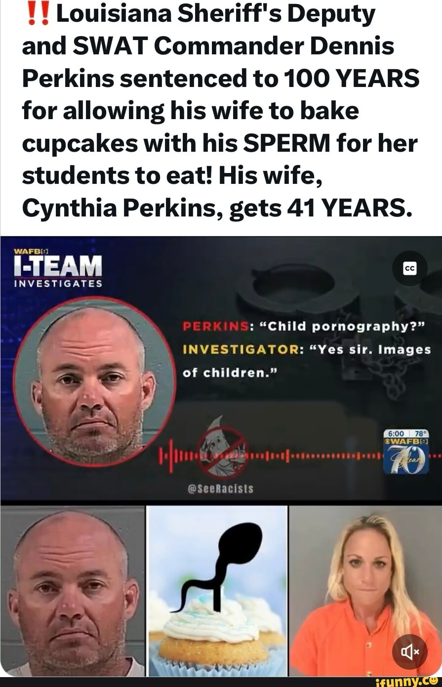 Louisiana Sheriff's Deputy and SWAT Commander Dennis Perkins sentenced ...