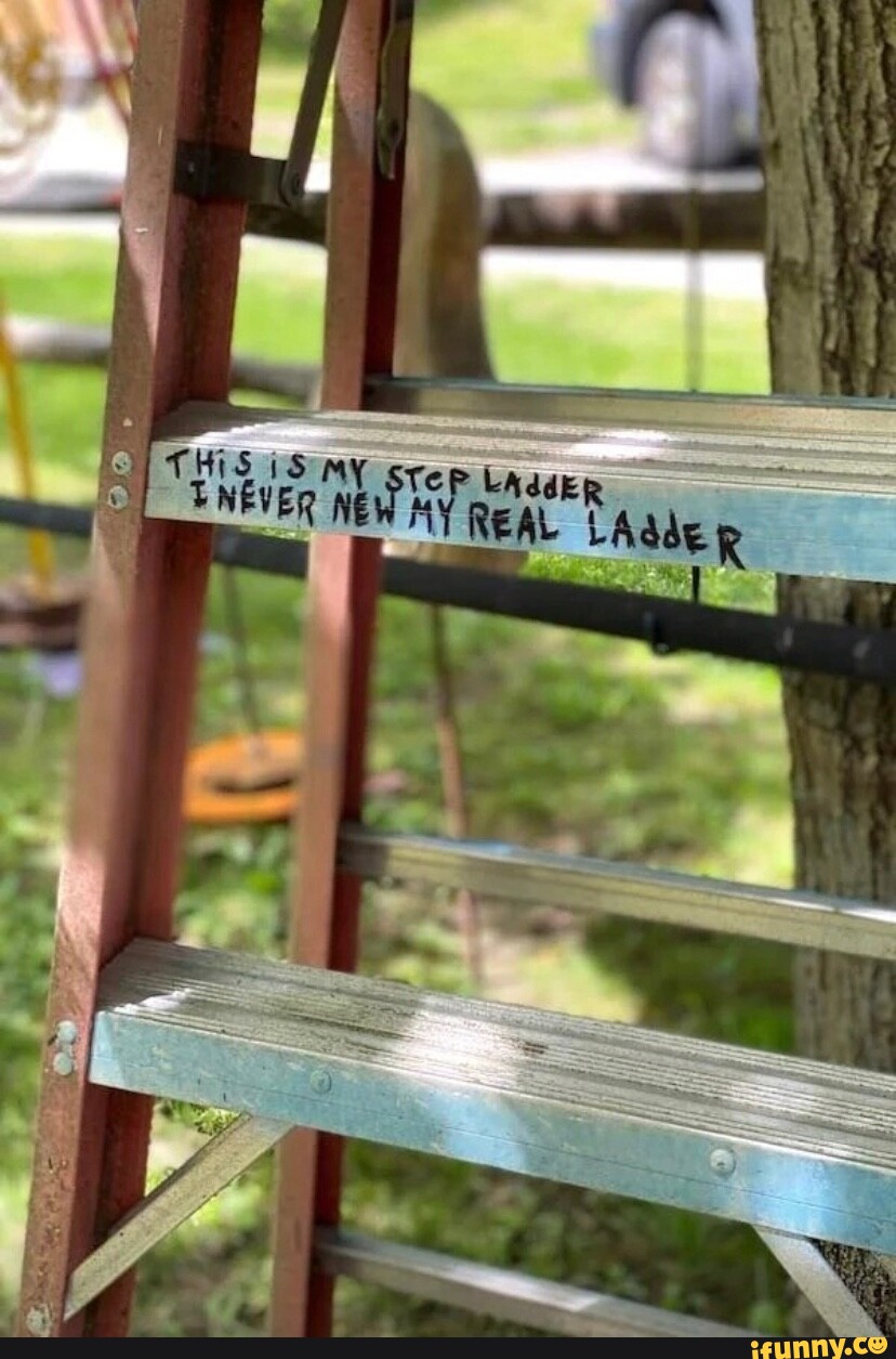 Ladder memes. Best Collection of funny Ladder pictures on iFunny