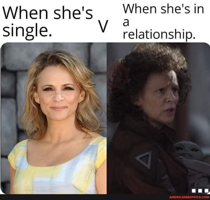When she's When she's in single. V relationship. - America’s best pics ...