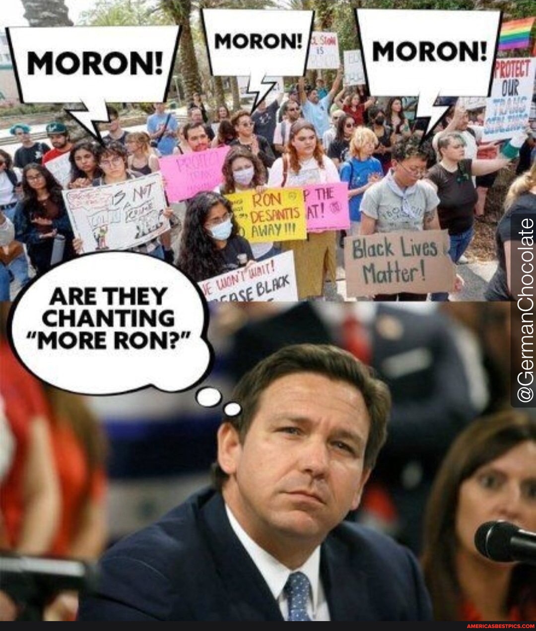 ARE THEY CHARTING "MORE RON?" - America’s best pics and videos