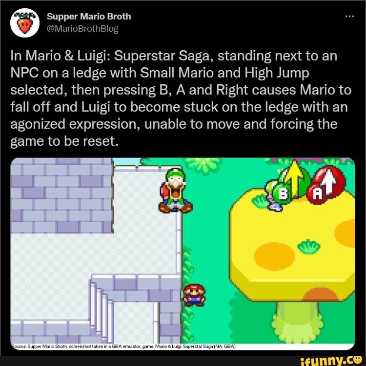 Supper Mario Broth arioBrothBlog n Mario & Luigi: Superstar Saga ...