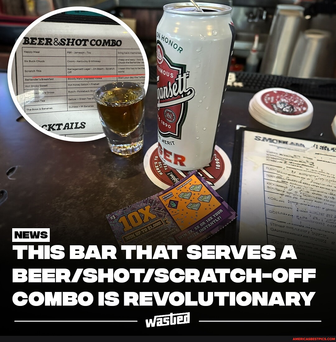A bar in DC is going viral with their innovative beer/shot and lotto ...