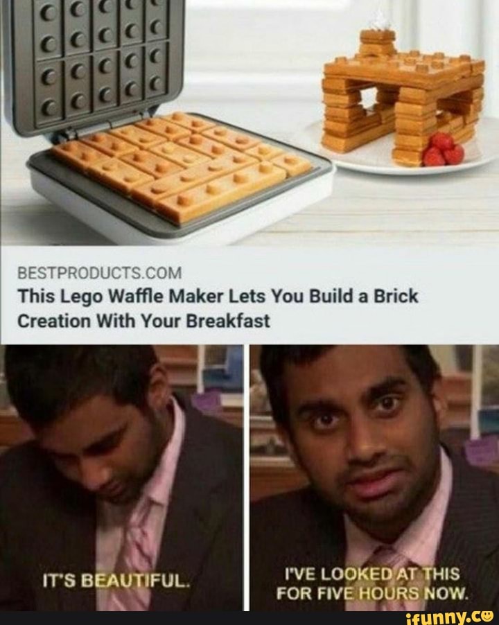 BESTPRODUCTS.COM This Lego Waffle Maker Lets You Build a Brick Creation ...