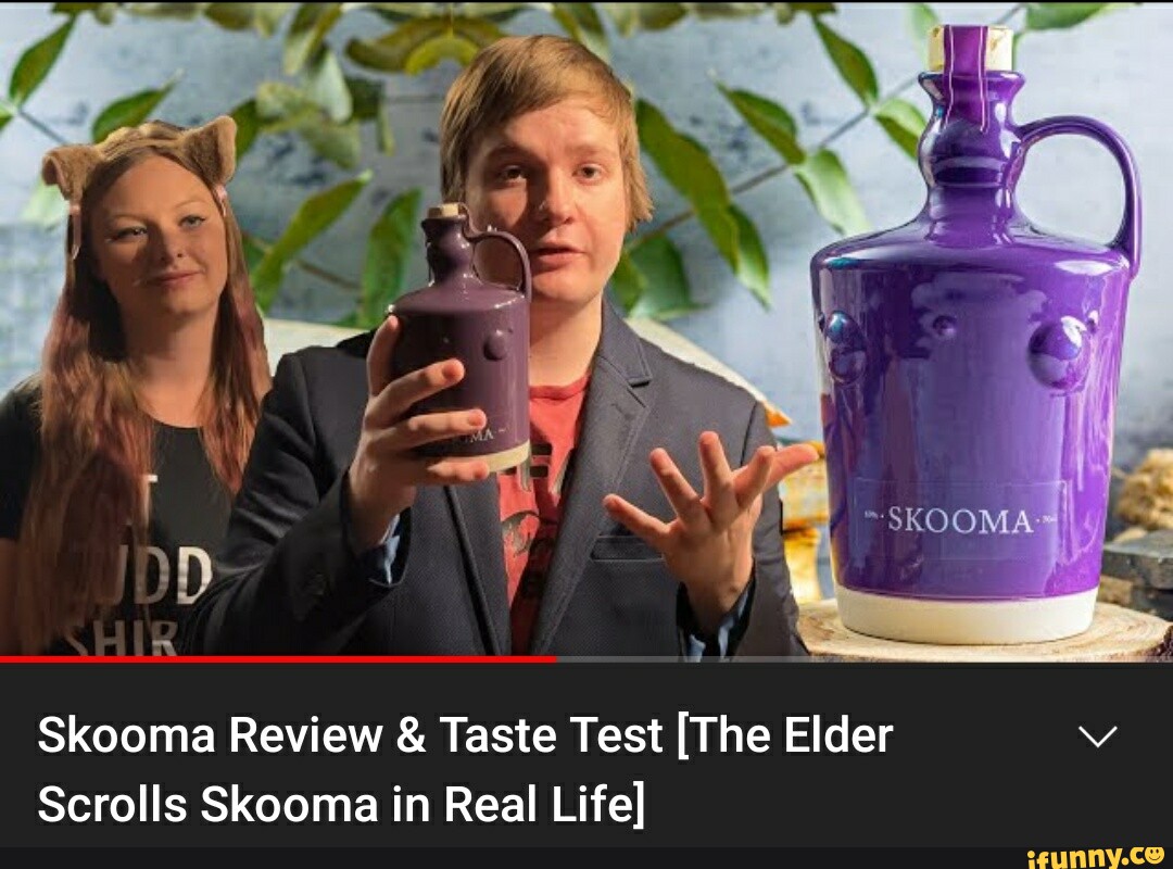 Skooma Review & Taste Test [The Elder Scrolls Skooma in Real Life] - )