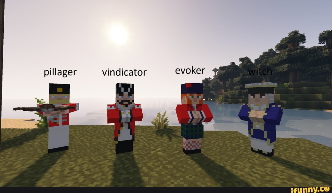 Pillager vindicator evoker - iFunny