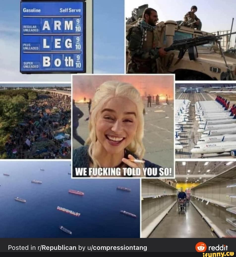 Gasoline Sell Serve ARM BO 'this WE RUCKING TOLE YOU ang reddit Posted ...