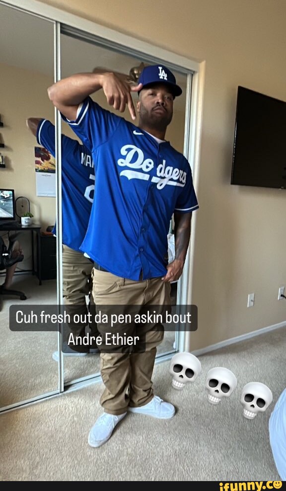 Cuh fresh out da pen askin bout Andre Ethier - iFunny
