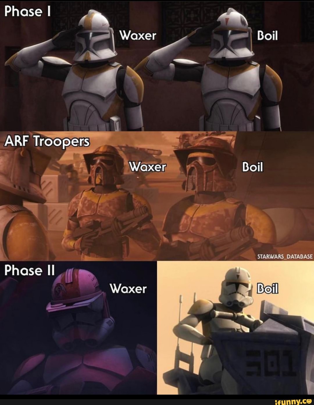 Phase I Boil Boil STARWARS DATABASE ARF Troopers Phase Il Wexer Boul ...