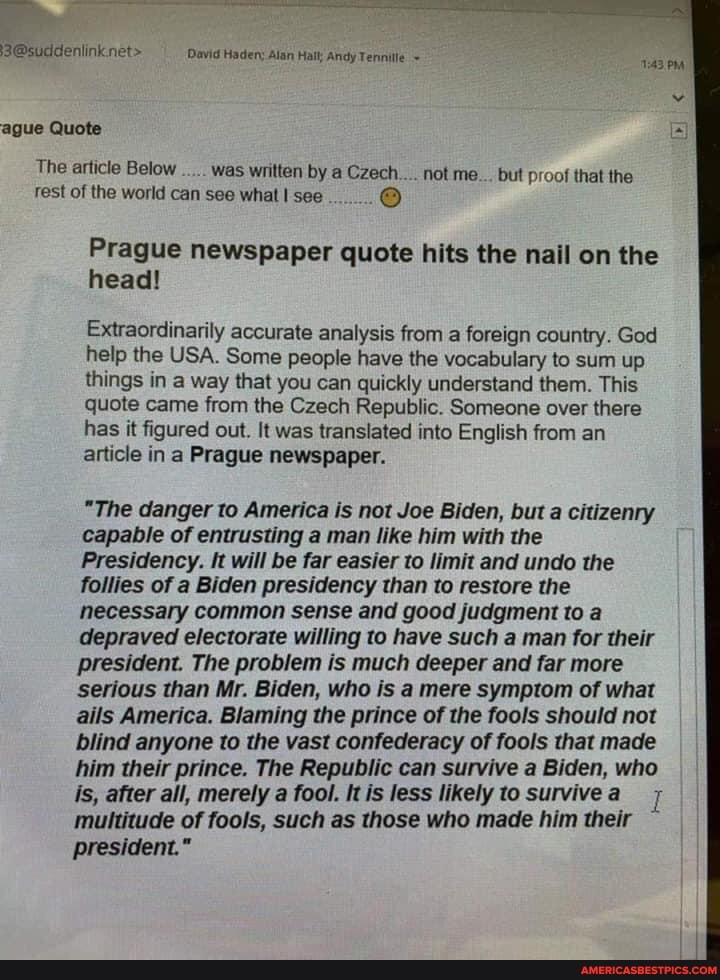 _avia Hadeny Alan Hatt, Andy Tennille linknet> ague Quote The article ...