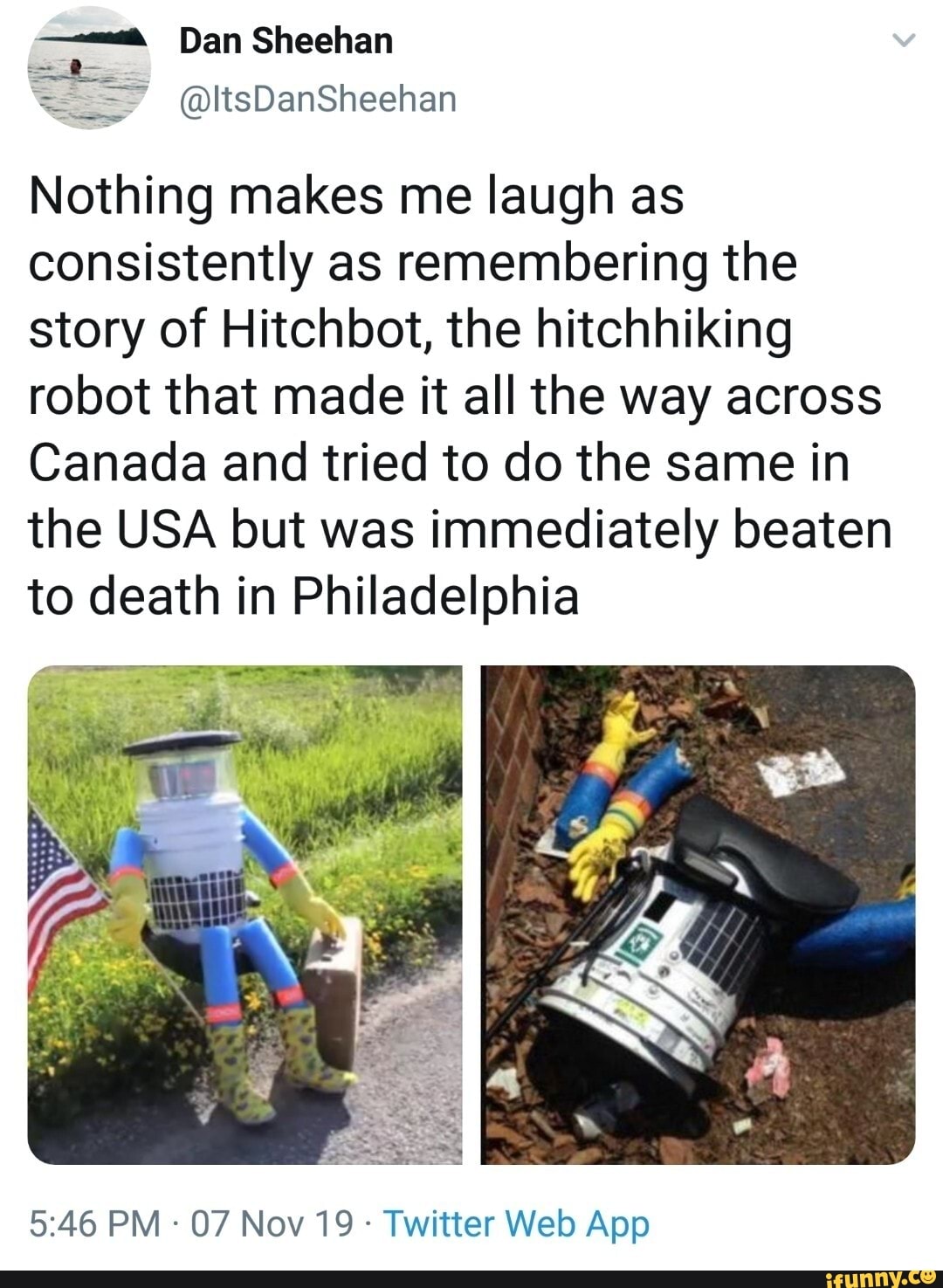 Nothing makes me laugh as consistently as remembering the story of ...