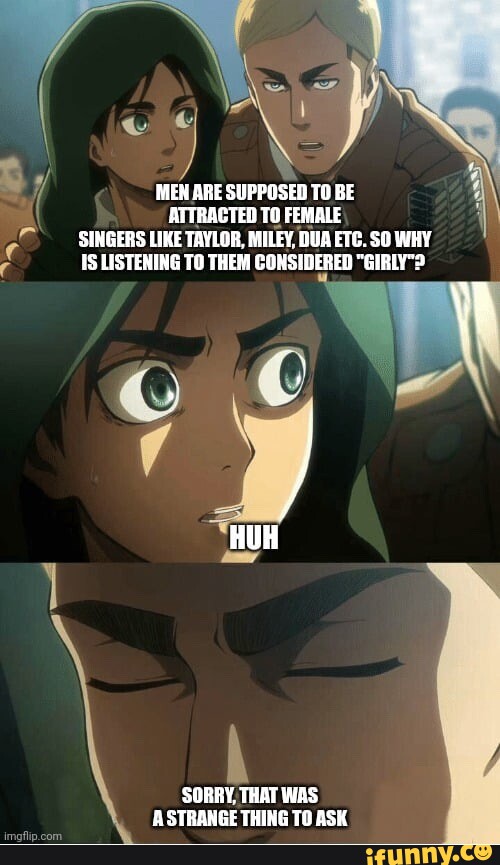 MEN ARE SOPPOSED 70 BE ATTRACTED TO FEMALE SINGERS LIKE TAYLGR, (ILEY ...