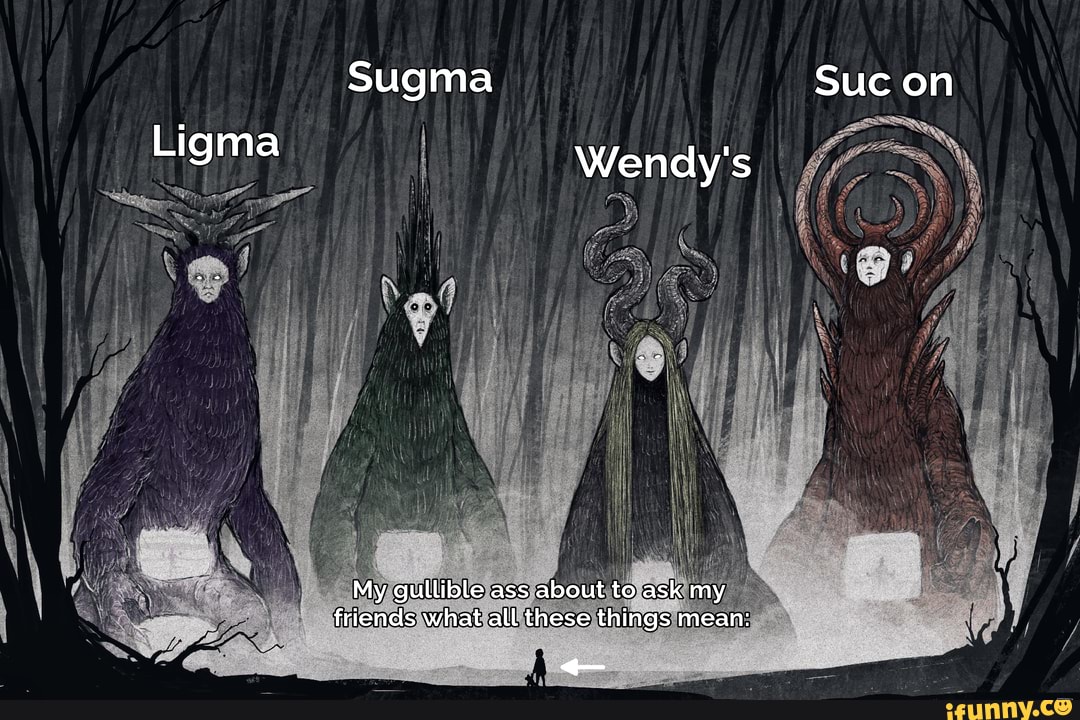 Sugma Suc on Ligma Wendy's My gullible ass about to ask my friends what ...