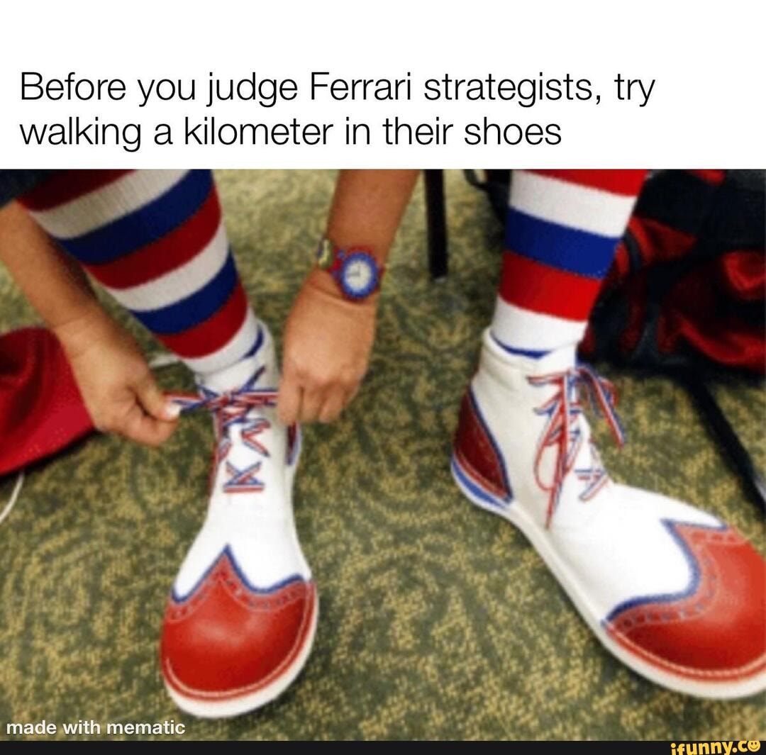 Before you judge Ferrari strategists, try walking a kilometer in their ...