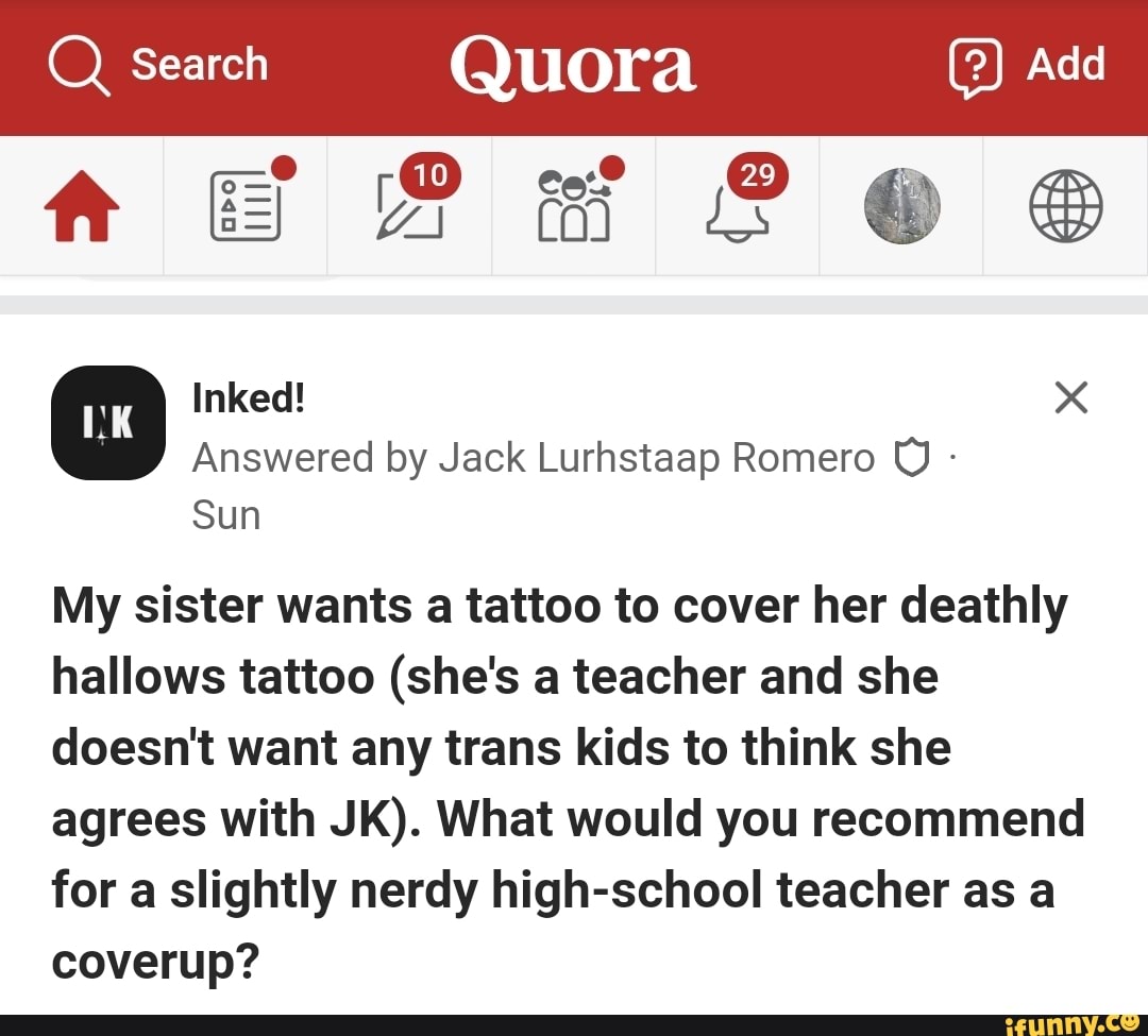 Q Search Quora (2) Add Inked! Answered by Jack Lurhstaap Romero - Sun ...