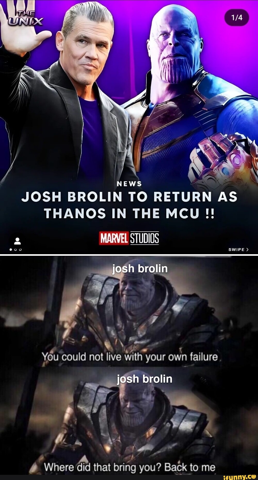 Brolin memes. Best Collection of funny Brolin pictures on iFunny