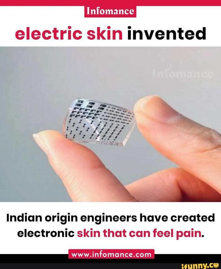 Infomance electric skin invented Indian origin engineers have created ...