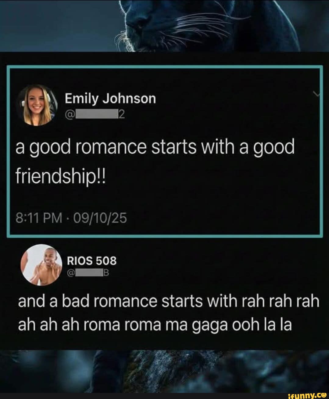 Emily Johnson a good romance starts with a good friendship!! PM RIOS ...