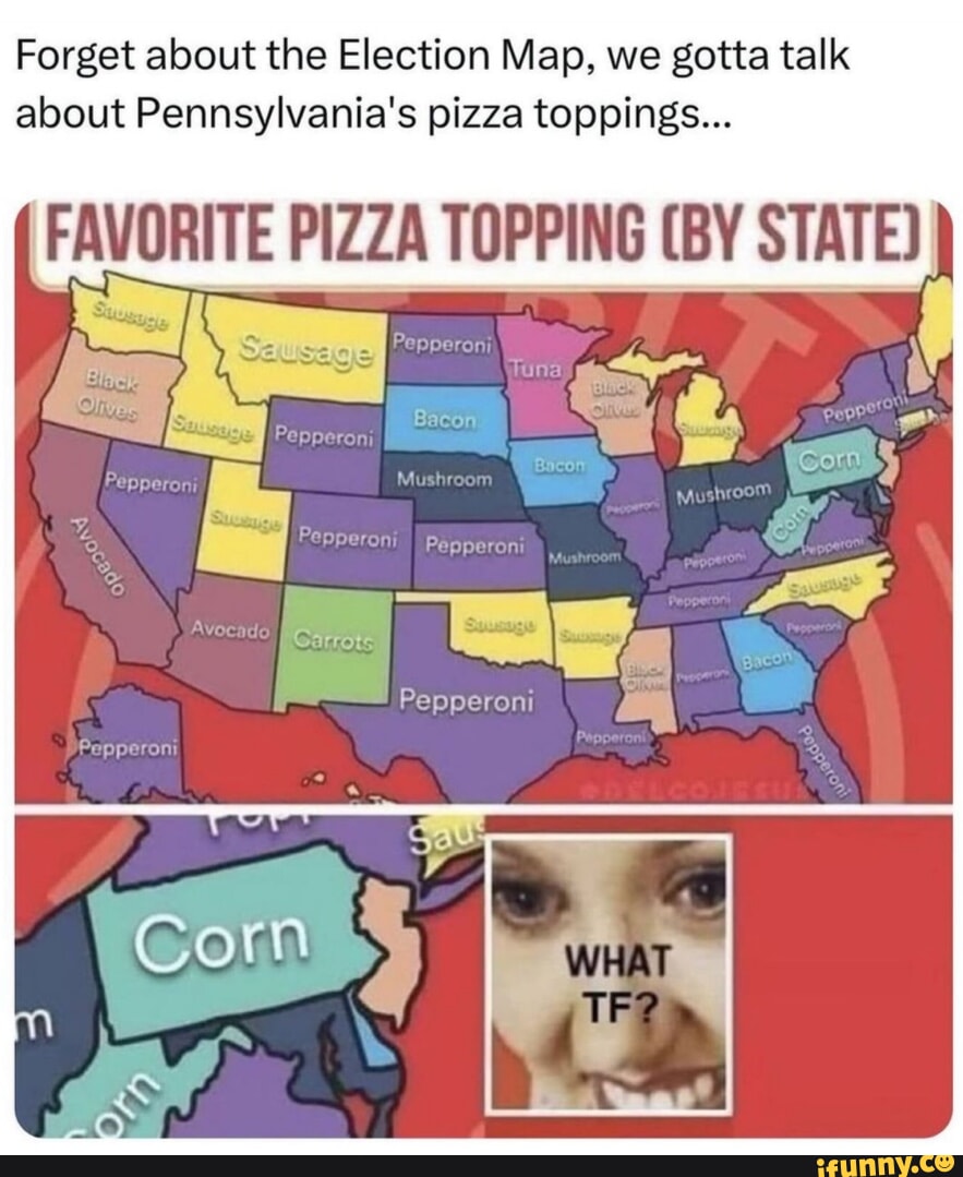 Forget about the Election Map, we gotta talk about Pennsylvania's pizza ...