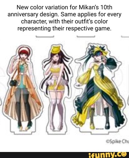 New color variation for Mikan's 10th anniversary design. Same applies ...