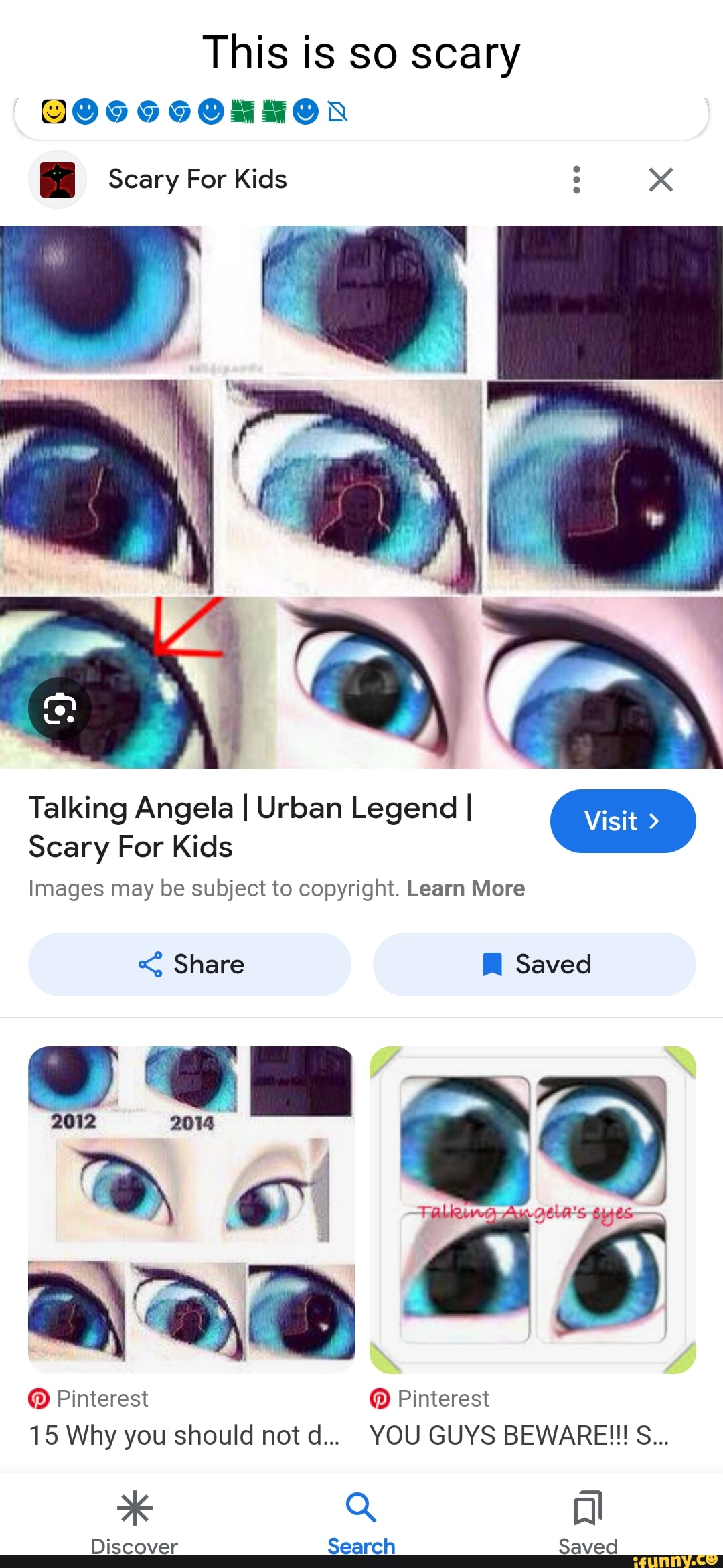 Talking Angela Scary