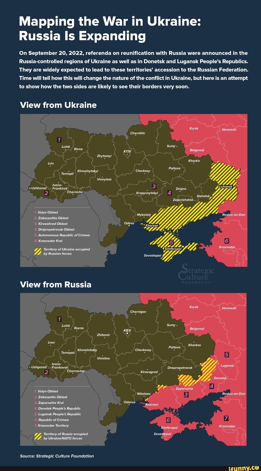 Mapping the War in Ukraine: Russia Is Expanding On September 20, 2022 ...