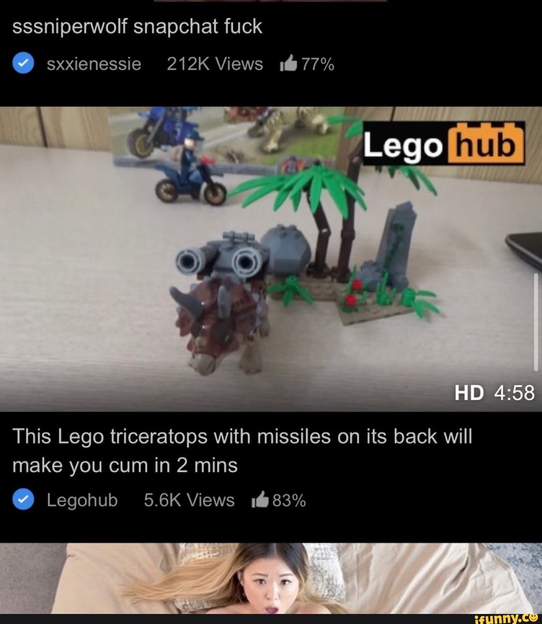 Sssniperwolf snapchat fuck sxxienessie 212K Views 177% Lego ' / I y I ...