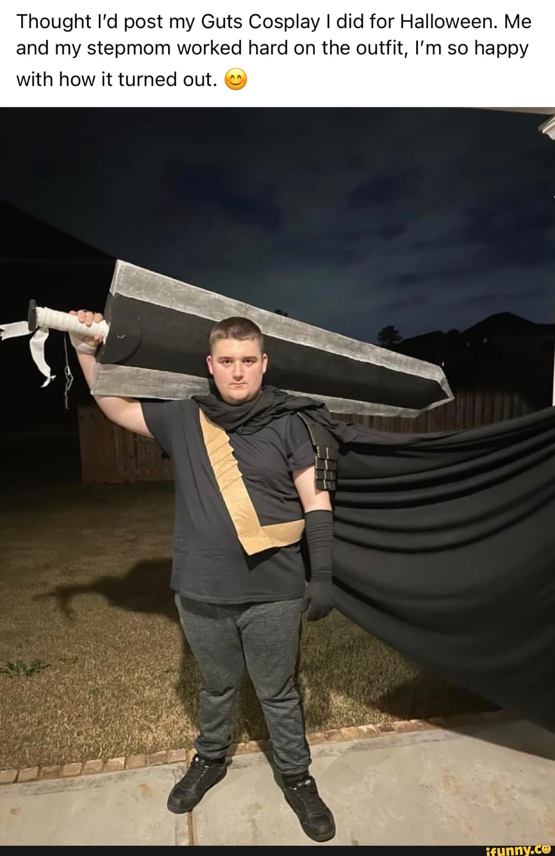 Thought I'd post my Guts Cosplay I did for Halloween. Me and my stepmom ...
