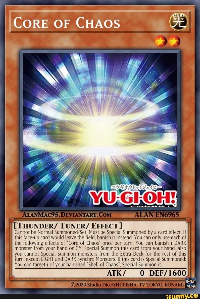 CORE OF CHAOS THUNDER/ TUNER/ EFFECT I (COM Cannot be Normal Summoned ...