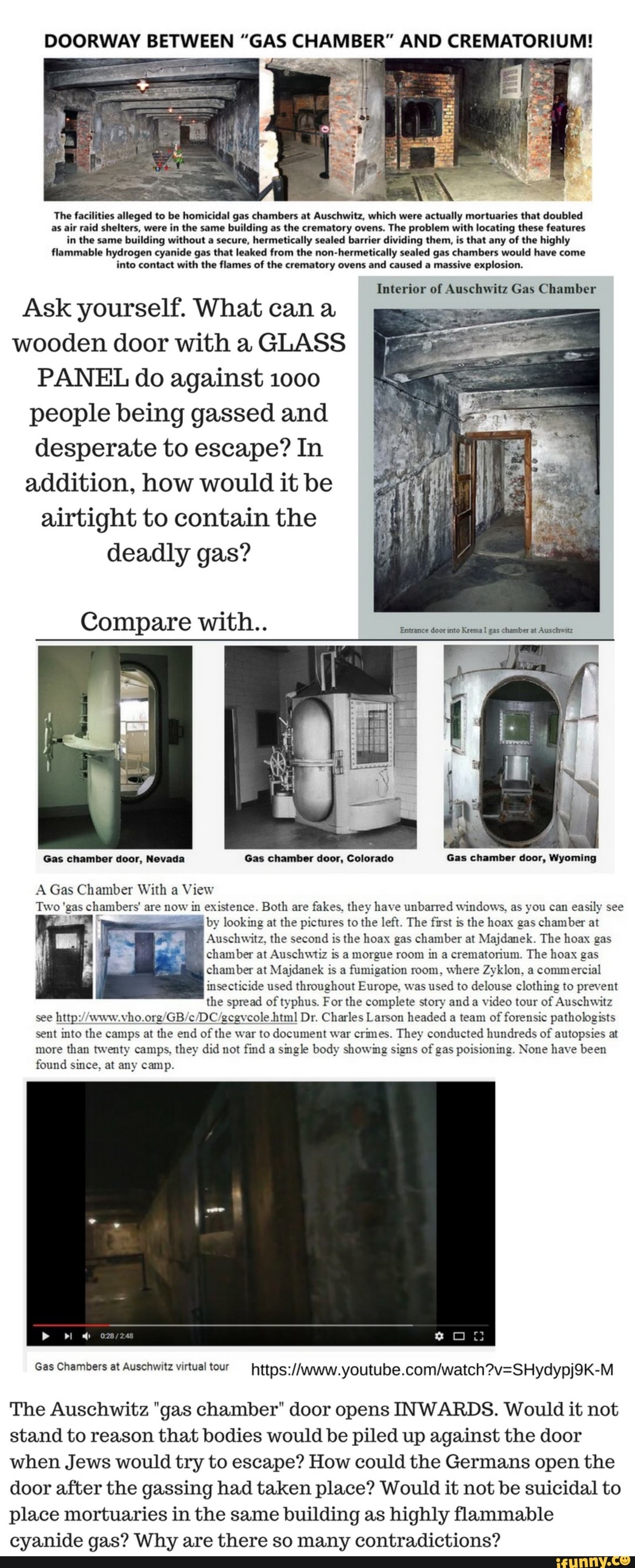 As alleged to be homizidil gas (hambers al Auschwitz, which were muauy ...