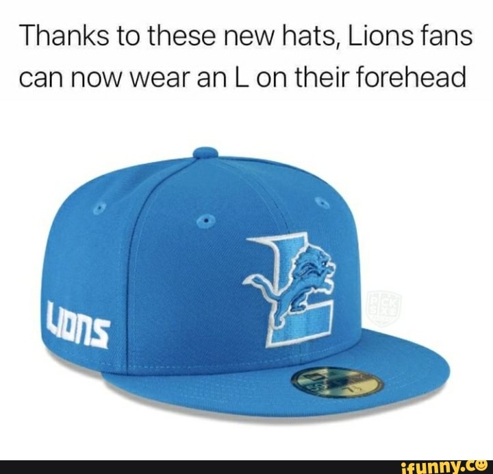 Thanks to these new hats, Lions fans can now wear an L on their ...