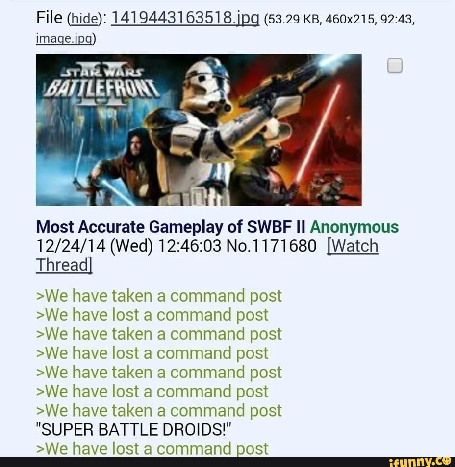 Swbf memes. Best Collection of funny Swbf pictures on iFunny